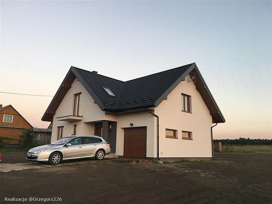 Projekt domu Puk 2 118,8 m2 - koszt budowy - EXTRADOM